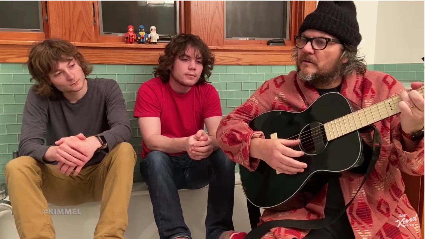 Watch Jeff Tweedy and His Sons Perform "Evergreen" on Jimmy Kimmel